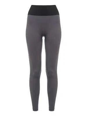 HEART AND SOUL Grey / Black Graphite/black Brb High-waisted Activewear Leggings - Grey/black