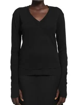 THOM KROM Long-sleeve T-shirt - Black