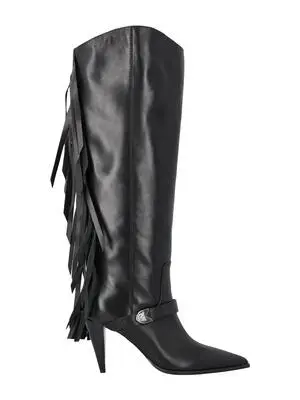 PINKO PINKO Fringed Tall Heeled Boots