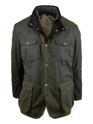 BARBOUR BARBOUR Waxed Field Jacket With Hood
