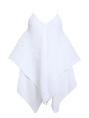 JW Anderson Pleated Handkerchief Hem Camisole - White