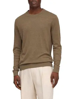 Nn07 Ted Linen Crewneck Sweater - Capers