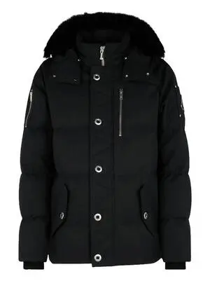 MOOSE KNUCKLES Moose Knuckles Padded Jacket With Detachable Textured Trim