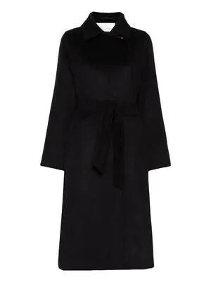 Max Mara Manuela Camel Hair Coat - Black