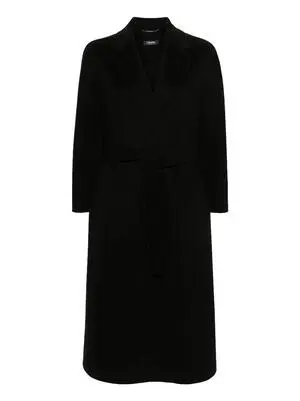 Max Mara Coats Oversized Coats - Black