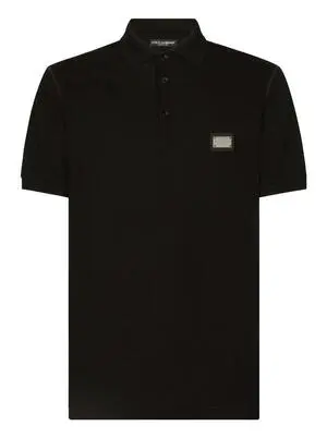 Dolce & Gabbana Polo Shirts - Black