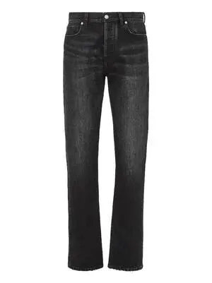 Fendi Denim Regular & Straight-leg Jeans - Black