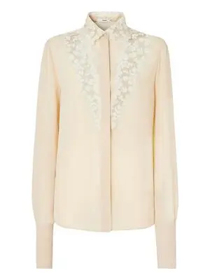 Fendi Neutrals Tops Shirts - Cream