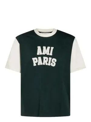 AMI Paris Ami Paris Green Polo Shirts Men Green