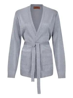 MISSONI Missoni Belted V-Neck Cardigan
