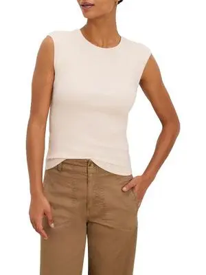 NIC+ZOE Perfect Ribbed Tank Coconut