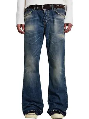 JADED LONDON Jude Flare Leg Jeans - Denim
