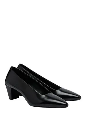JUDE Bonnie Leather Pumps - Black
