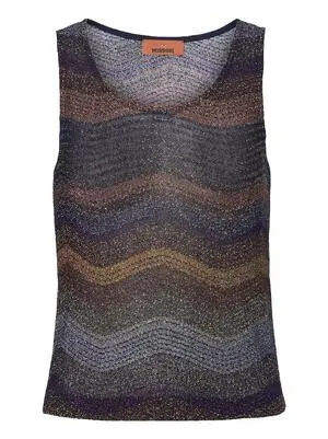 Missoni Wave Lamé Top - Multicoloured