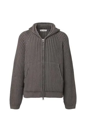 Our Legacy Level Wool Zip-up Hoodie - Grey