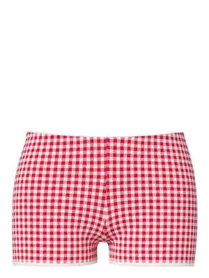 Posse Micah Gingham Shorts - Red