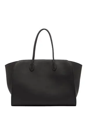 THE ROW Marlo 17 Leather Tote Bag - Brown