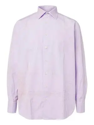 Prada Printed Cotton Shirt - Purple