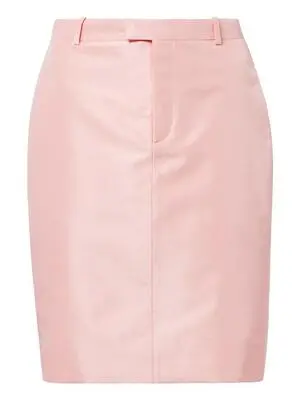 Gucci Silk Faille Pencil Skirt - Pink