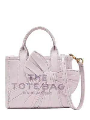 Marc Jacobs Marc Jacobs Canvas Tote With Oversized Bow Detail Light Iris