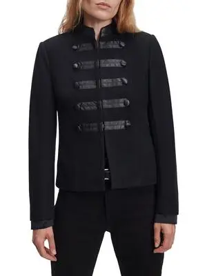 Rag & Bone Mercer Regalia Wool Blazer - Black