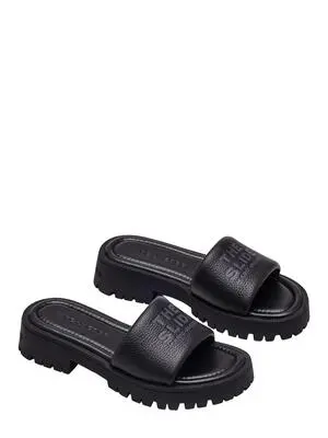 Marc Jacobs The Lug Sole Slide Black