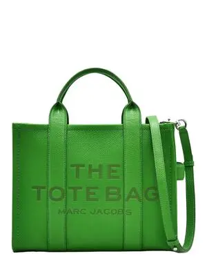 Marc Jacobs The Leather Medium Tote Bag In Kiwi