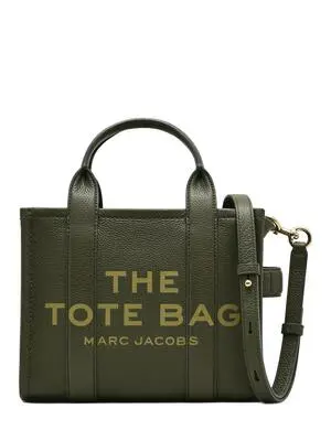Marc Jacobs The Leather Small Tote Bag In Forest