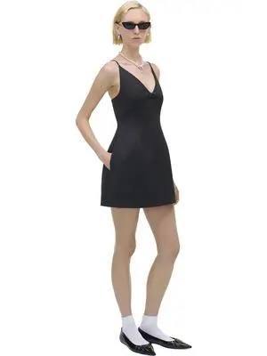 Marc Jacobs Satin Bow Dress In Size - Black