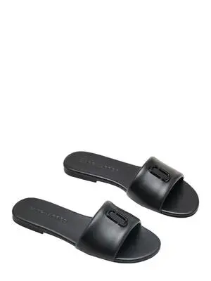 Marc Jacobs The Snapshot Slide Sandals - Black