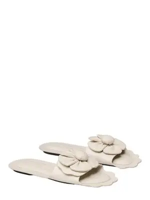 Marc Jacobs The Daisy Flat Sandal Cloud White