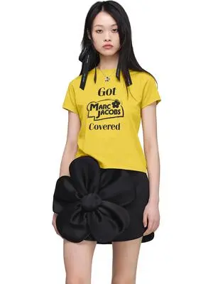 Marc Jacobs Graphic Cotton T-shirt - Yellow Multi