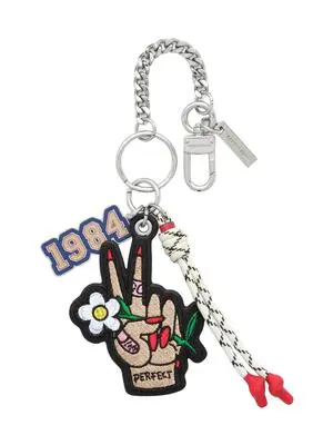 Marc Jacobs Camp Knot Cluster Bag Charm - Nickel