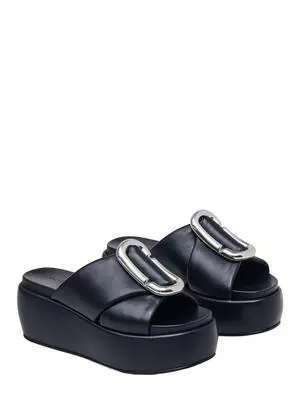 Marc Jacobs The Pop J Marc Platform Sandal - Black