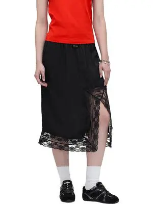 Marc Jacobs Slip Skirt In Size - Black
