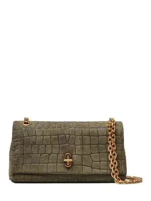 Marc Jacobs Croc Dual Chain Mini Bag - Olive