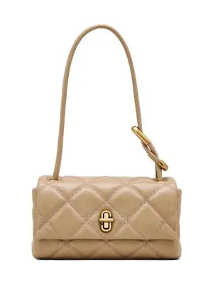 Marc Jacobs The Quilted Mini Dual Shoulder Bag - Camel