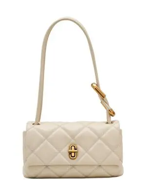 Marc Jacobs The Quilted Mini Dual Shoulder Bag - Cloud White