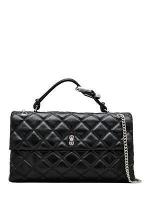 Marc Jacobs The Quilted Xl Dual Convertible Shoulder Bag - Black