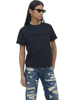 Marc Jacobs Logo Baby Tee - Black