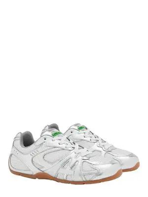 Marc Jacobs Marc Jacobs Metallic Spring Sneaker Silver