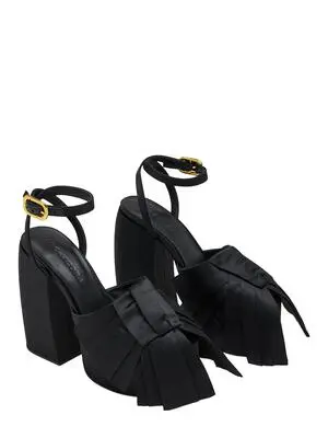 Marc Jacobs The Bow Platform Heel - Black