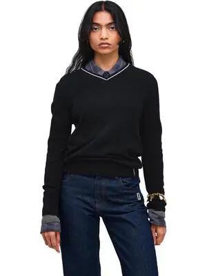 Marc Jacobs Layered V-neck Sweater - Black