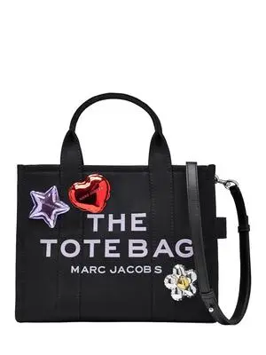 MARC JACOBS Marc Jacobs The Tote Bag In Canvas With Embellishments