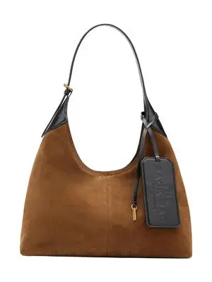 Marc Jacobs Belted Sack Bag In Suede - Copper