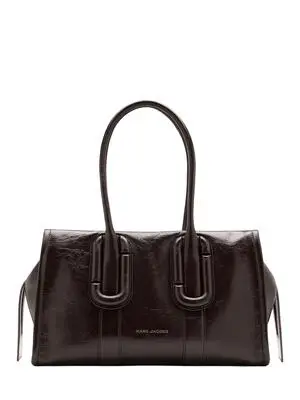 Marc Jacobs Babe City Tote In Crinkle Leather In Fondant