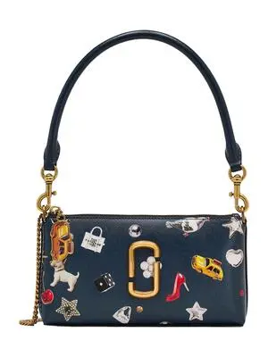 Marc Jacobs The Trinket Snapshot Convertible Shoulder Bag - Navy Multi