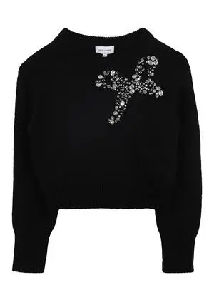 Marc Jacobs The Gem Bow Sweater - Black