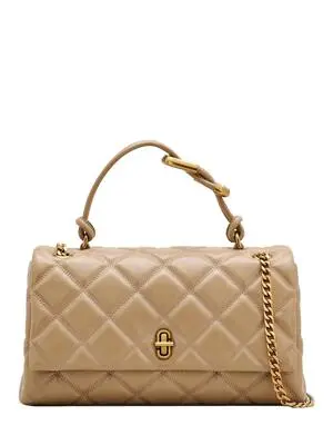 Marc Jacobs MARC JACOBS Quilted Dual Convertible Shoulder Bag Camel