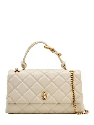 Marc Jacobs The Quilted Dual Convertible Shoulder Bag - Cloud White